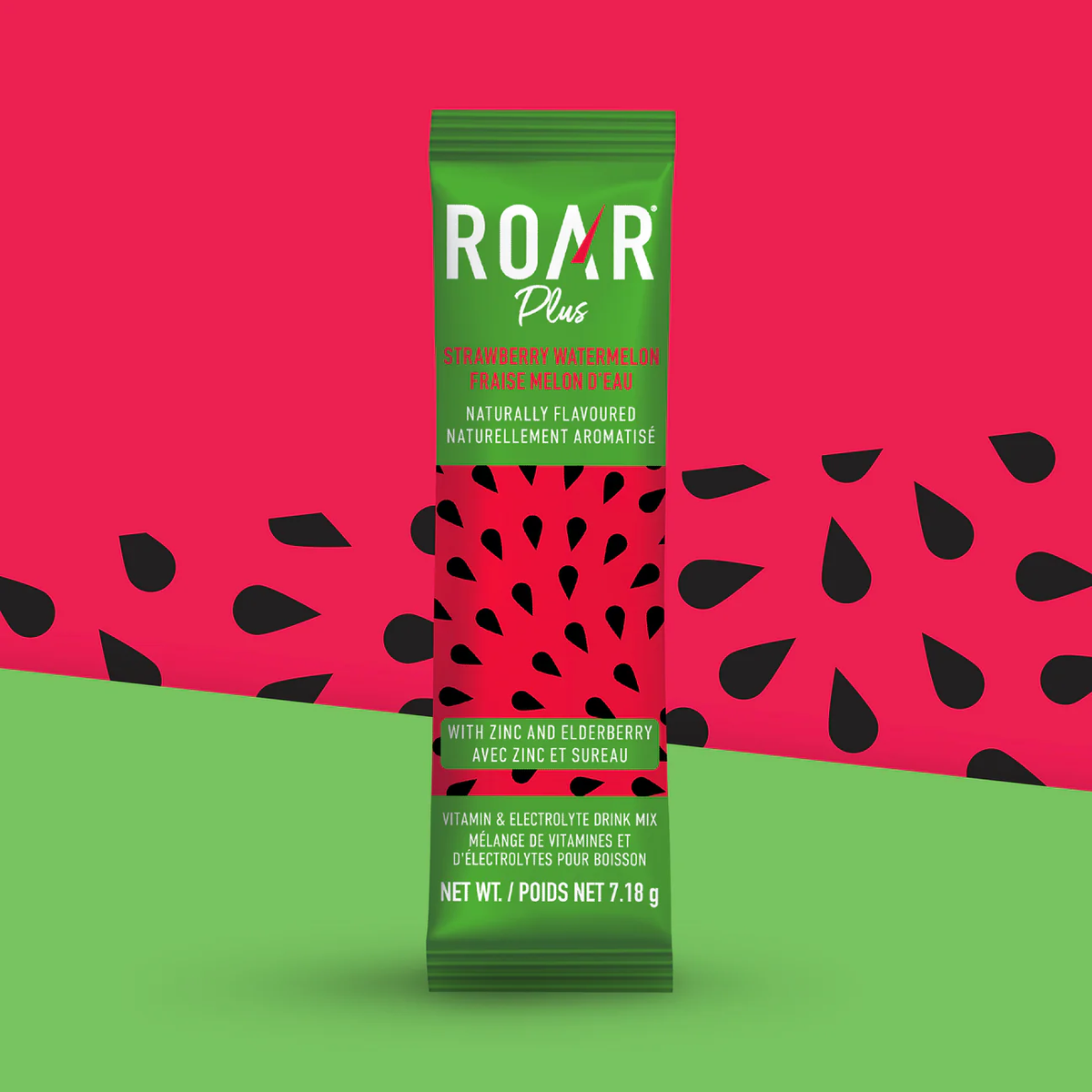 ROAR Strawberry Watermelon Sachets 7.18g x 12 – The Root Cellar PEI