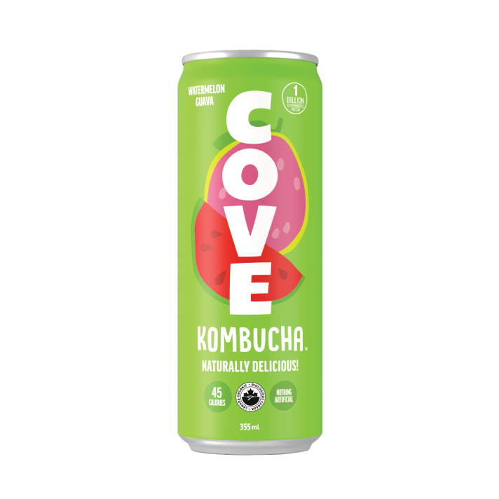 Cove Watermelon Guava Kombucha 355ml – The Root Cellar PEI