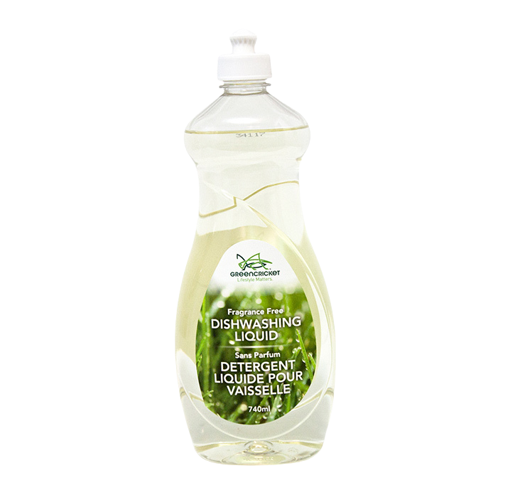 Green Cricket Liquid Dish Detergent Fragrance Free 750ml – The Root ...