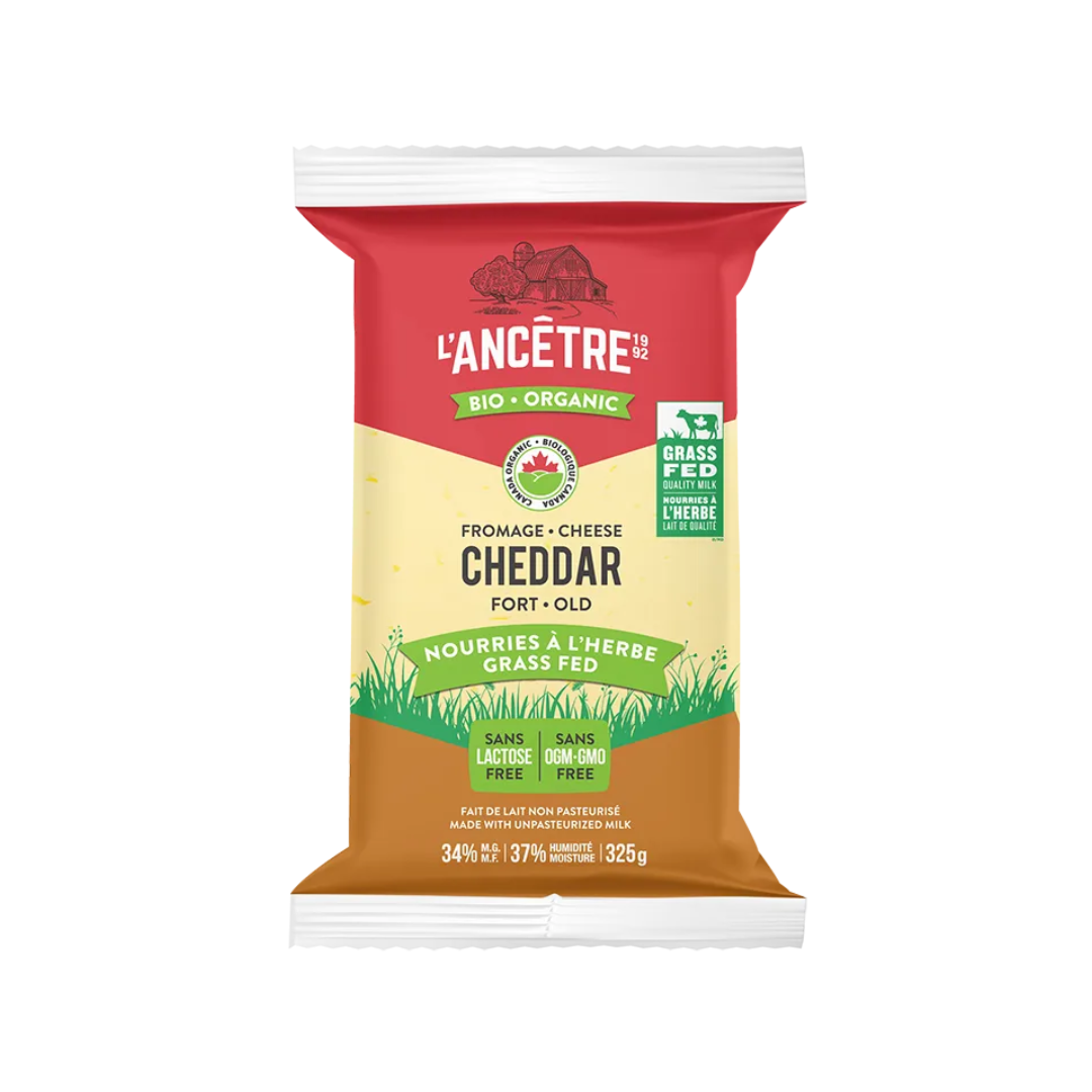 L'Ancetre Grass Fed Old Cheddar Cheese 325g – The Root Cellar PEI