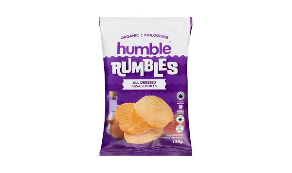 Humble Potato Company Organic All Dressed Rumbles Potato Chips 135g ...