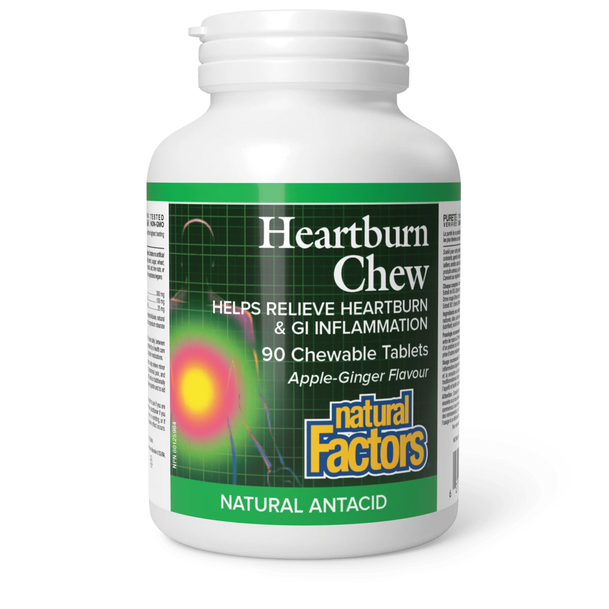 Natual Factors Heartburn Chew 90chew – The Root Cellar PEI
