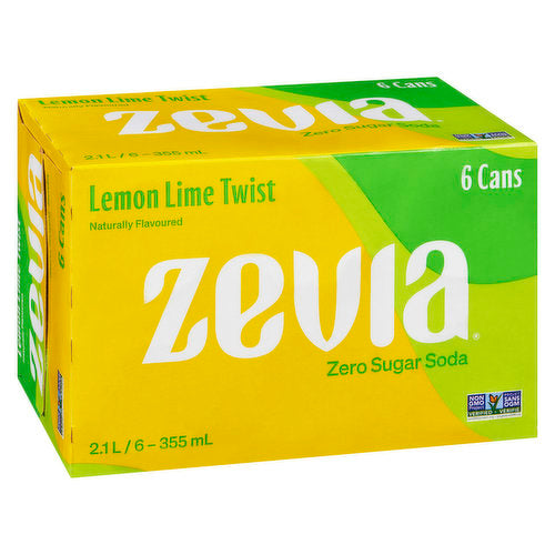 Zevia Lemon Lime Twist 355ml 8 pack – The Root Cellar PEI