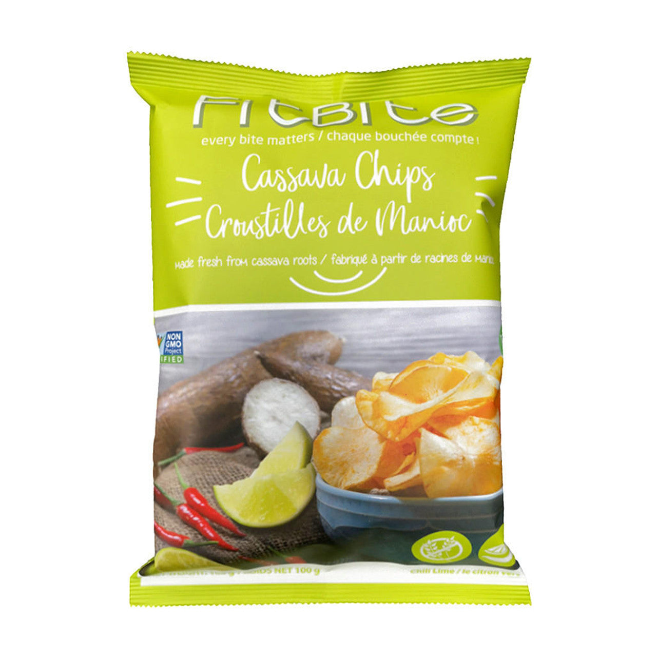 Fit Bites Chili Lime Cassava Chips 100g – The Root Cellar PEI