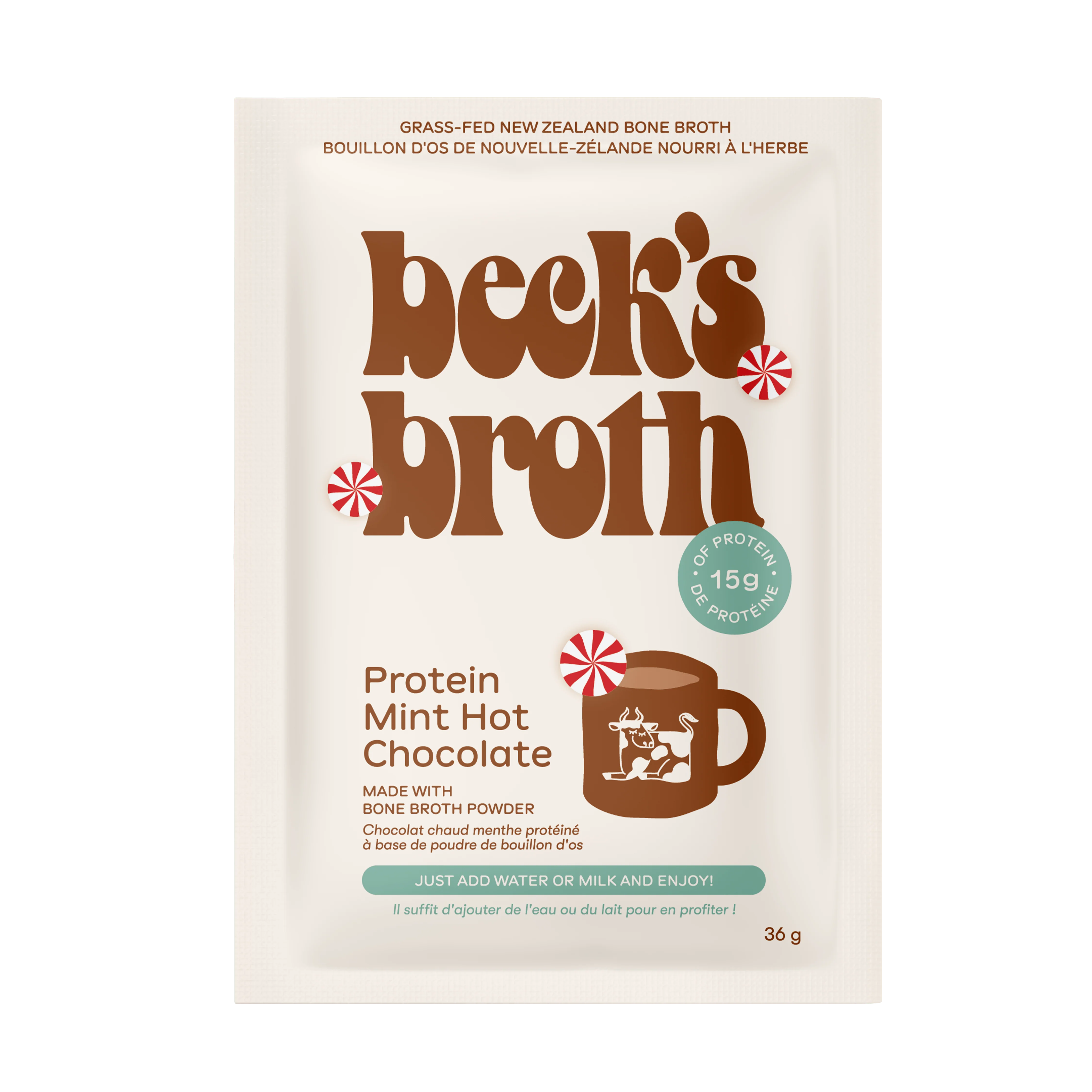 Beck's Broth Protein Mint Hot Chocolate 5pk – The Root Cellar PEI