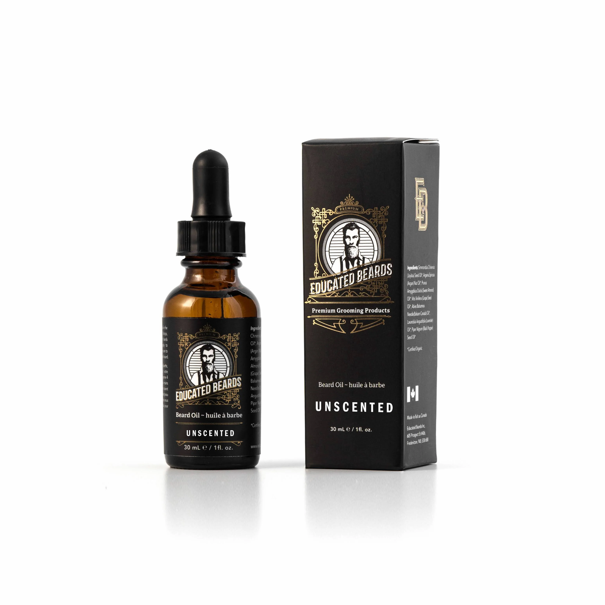 Educated Beards Unscented Beard Oil 30ml – The Root Cellar PEI