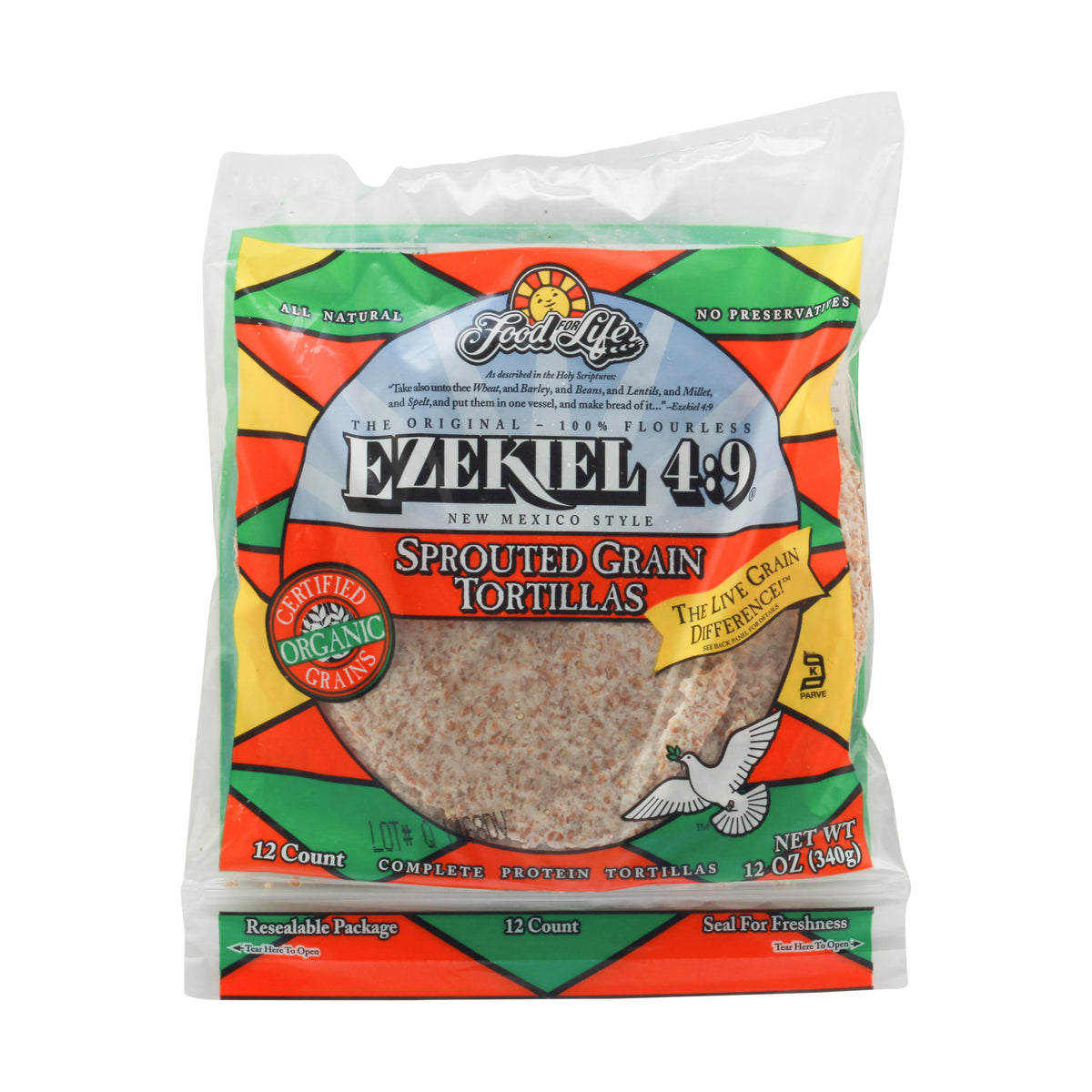 Ezekiel Sprouted Whole Grain Tortillas 340g – The Root Cellar PEI