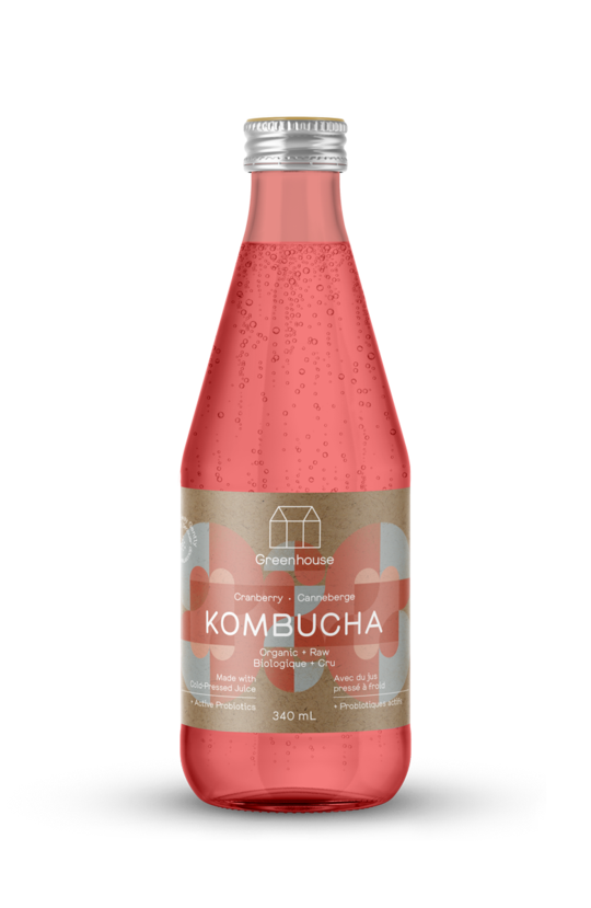 Greenhouse Cranberry Kombucha 340ml – The Root Cellar PEI