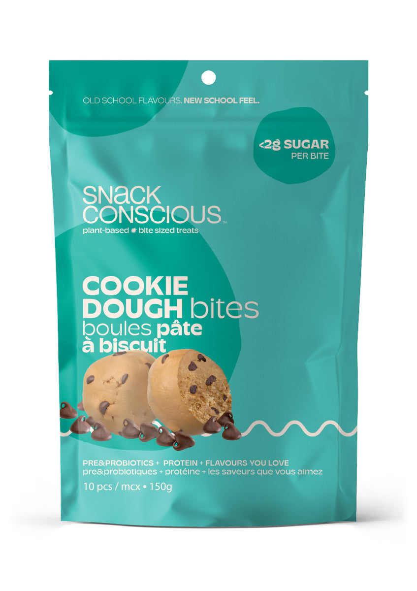 Snack Conscious Cookie Dough Bites 150g – The Root Cellar PEI