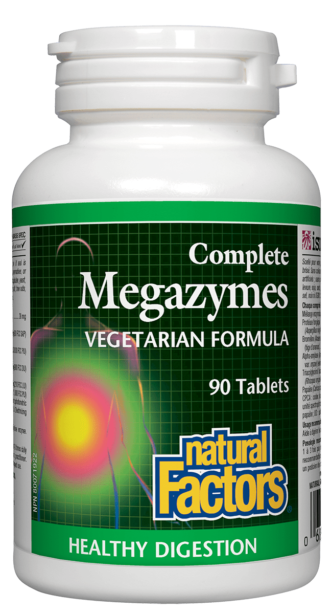 Natural Factors Complete Megazyme 90 Tablets – The Root Cellar PEI