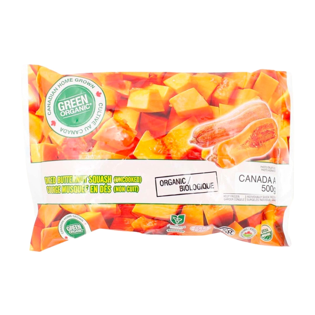 Green Organic Diced Butternut Squash 500g – The Root Cellar PEI