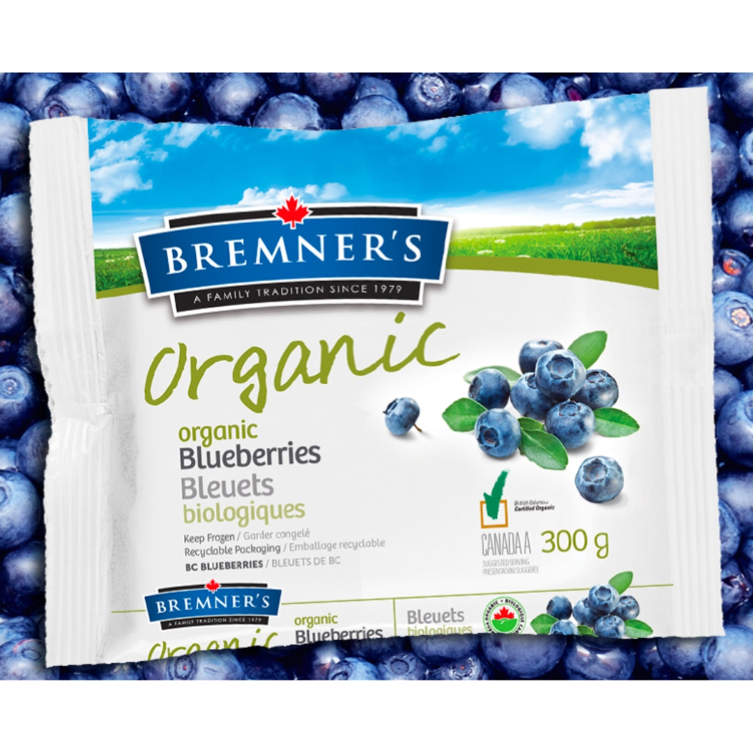 Bremner's Organic Frozen Blueberries 300g – The Root Cellar PEI